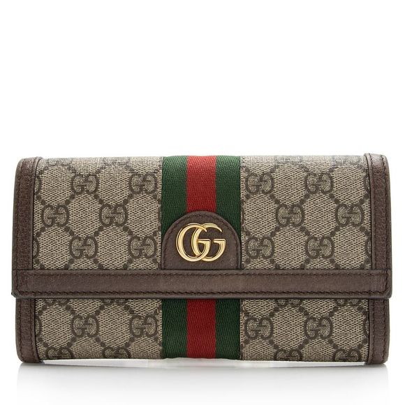 Gucci | Accessories | Gucci Gg Supreme Ophidia Continental Wallet ...